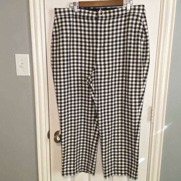 kate spade | Pants & Jumpsuits | Kate Spade New York Gingham Check ...